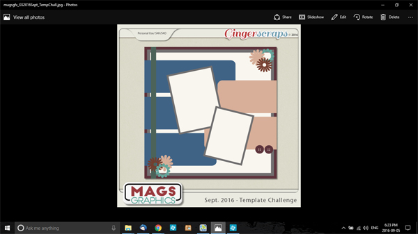 Tutorial Tuesday: Use a Basic Template (Photoshop Elements)