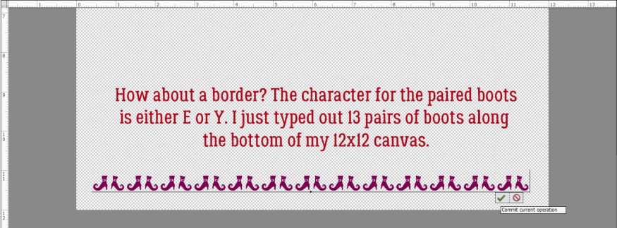 Tutorial Tuesday (Dingbats)