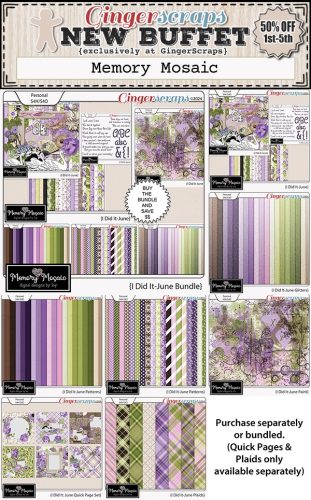 GingerScraps: New FREE with Purchase Collab, New Monthly Mix, New Challenge Reward, New ...