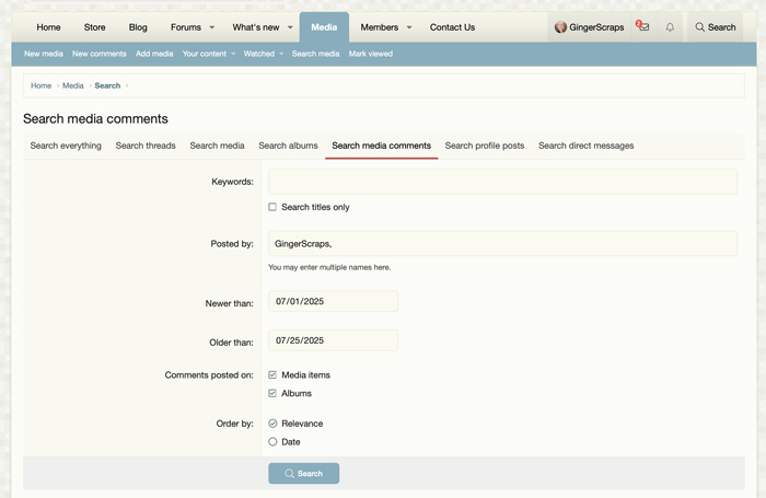 Gallery Comment Count {VIDEO & Tutorial} | GingerScraps Forums